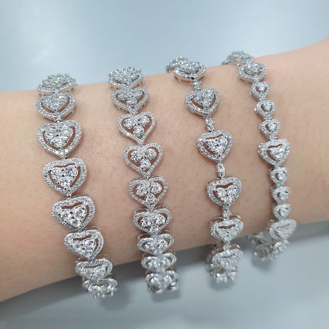 Diamond bracelet, Women's Fashion, Jewelry & Organizers, Bracelets on ...