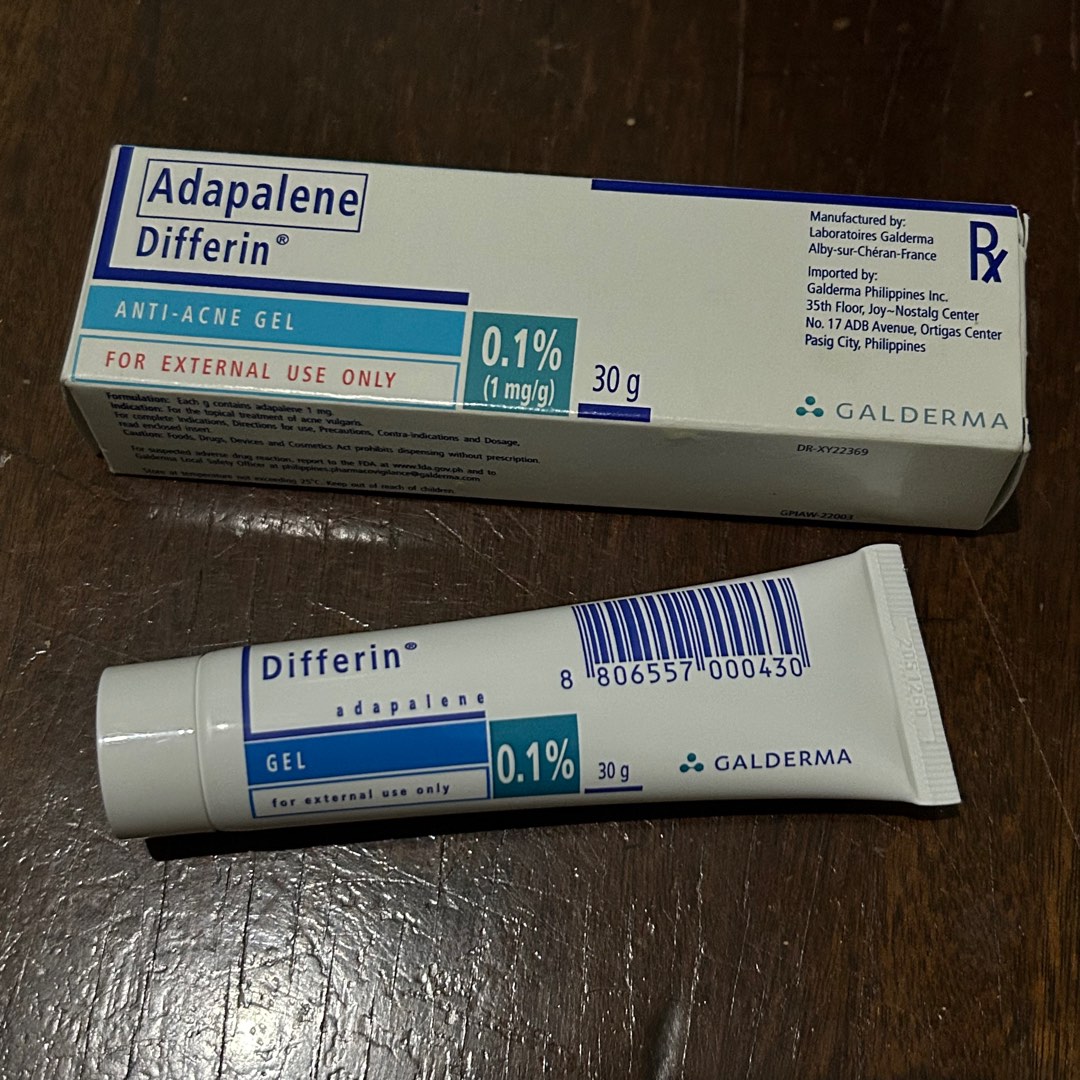 Differin Adapalene 0.1% Gel (30g), Beauty & Personal Care, Face, Face Care on Carousell