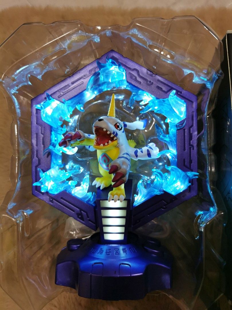 Digimon rechargeble light display figurine (Gabumon), Hobbies & Toys ...