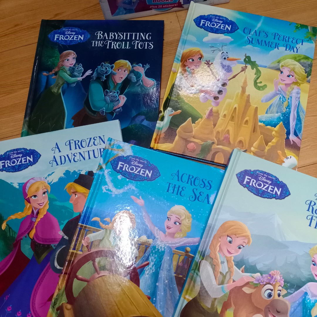 Disney Frozen Ice-Cool Stories Hardbound 5 Story books with case ...
