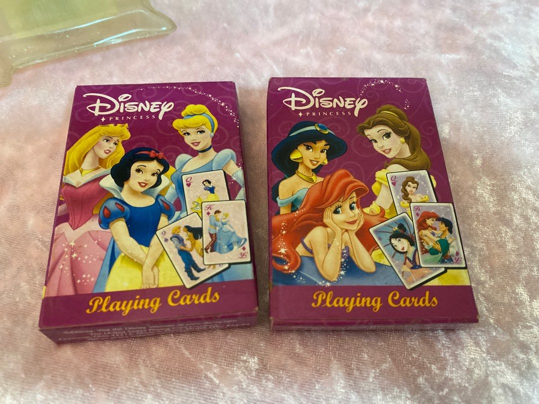 Disney Princess Playing Cards Twin Deck, Hobbies & Toys, Toys & Games ...