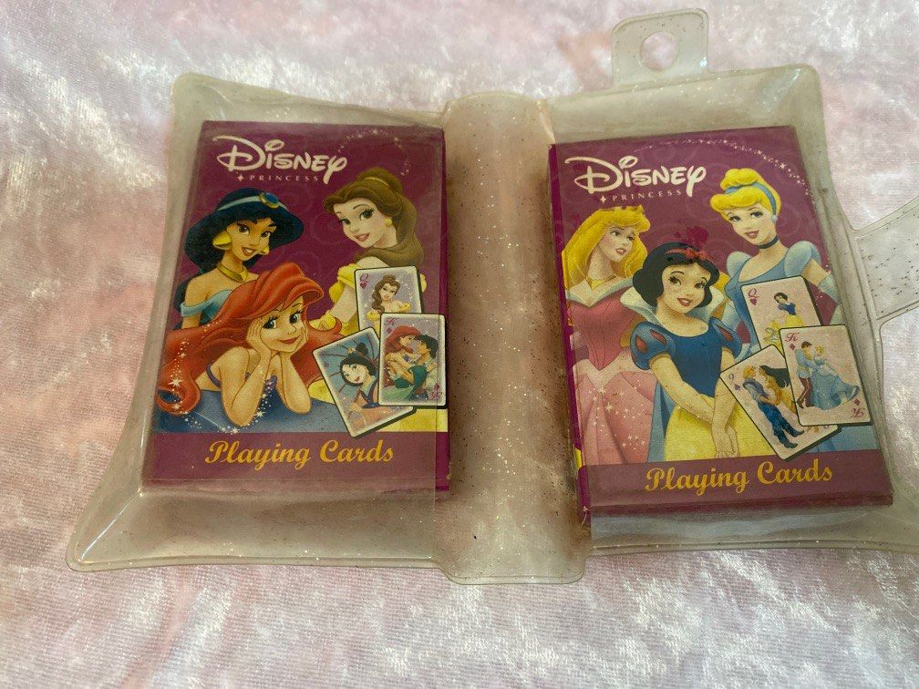 Disney Princess Playing Cards Twin Deck, Hobbies & Toys, Toys & Games ...