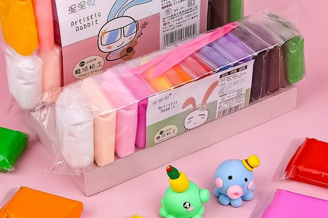 DIY Air Dry Clay Set (12 pieces) Free Claying Tools, Hobbies & Toys ...