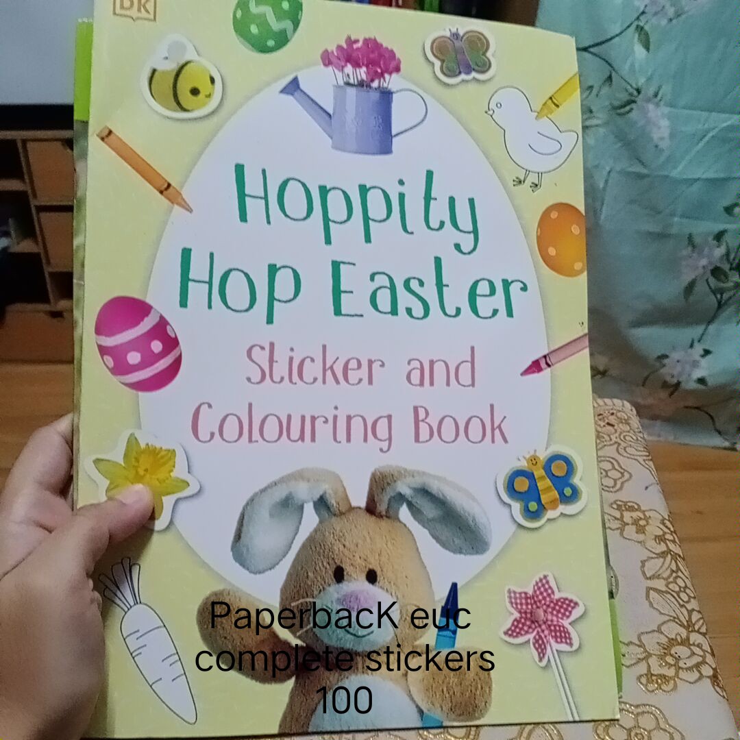 DK Hoppity Hop Easter Sticker and Coloring Book, Hobbies & Toys, Books ...