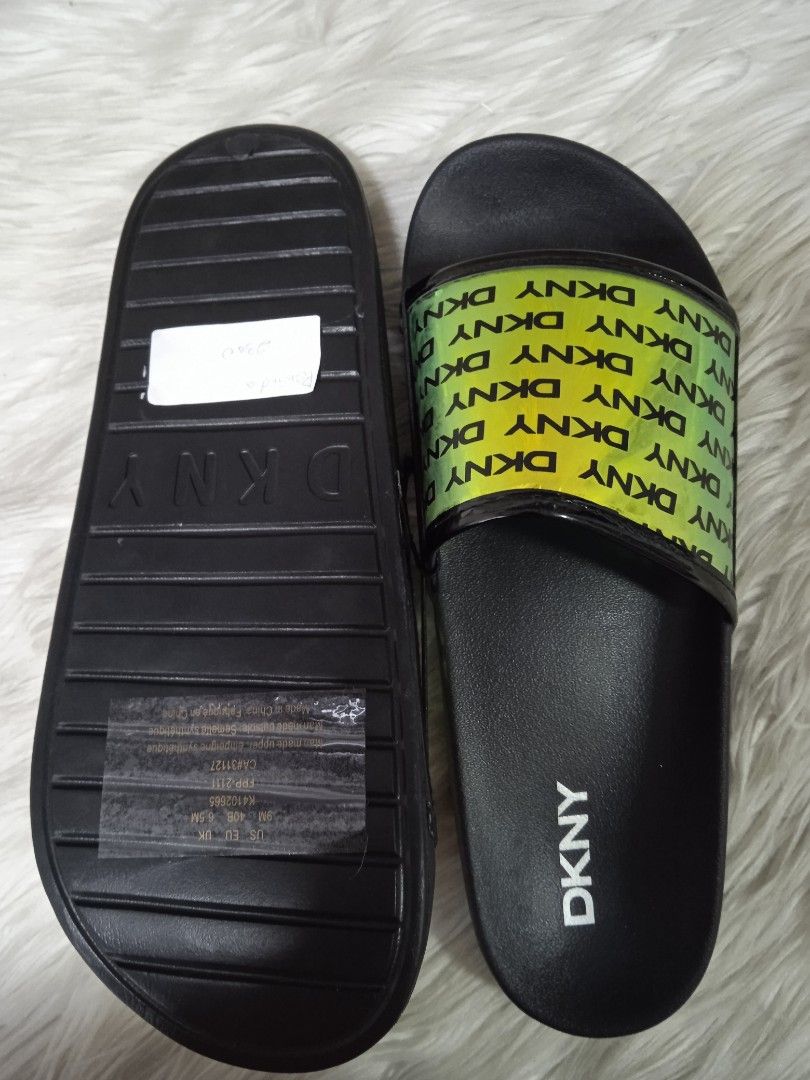 DKNY SLIDE, Men's Fashion, Footwear, Slippers & Slides on Carousell