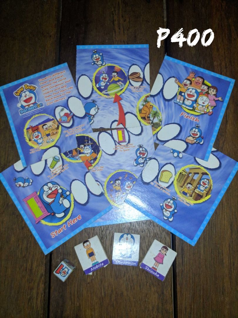 Doraemon Board Game from Jack & Jill Pretzels (from early 2K), Hobbies ...