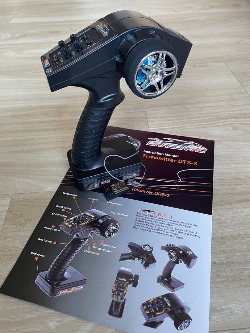 Dragon Rc Transmitter DTS -3 , Digital 2.4 GHz, Hobbies & Toys, Toys ...