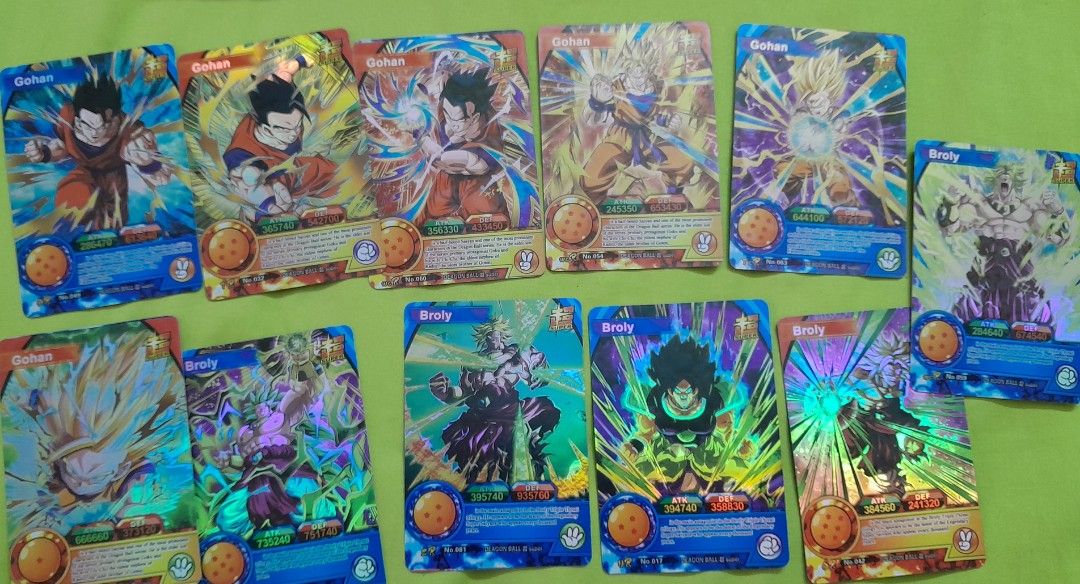 Dragonball card gohan broly set, Hobbies & Toys, Collectibles ...