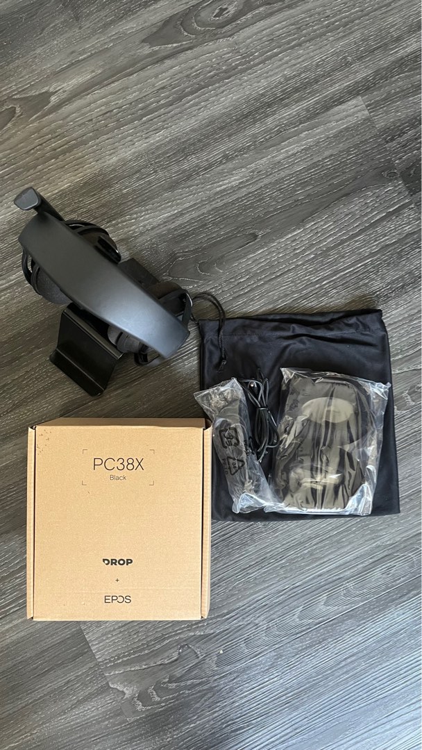 DROP + EPOS PC38X Black, Audio, Headphones & Headsets on Carousell