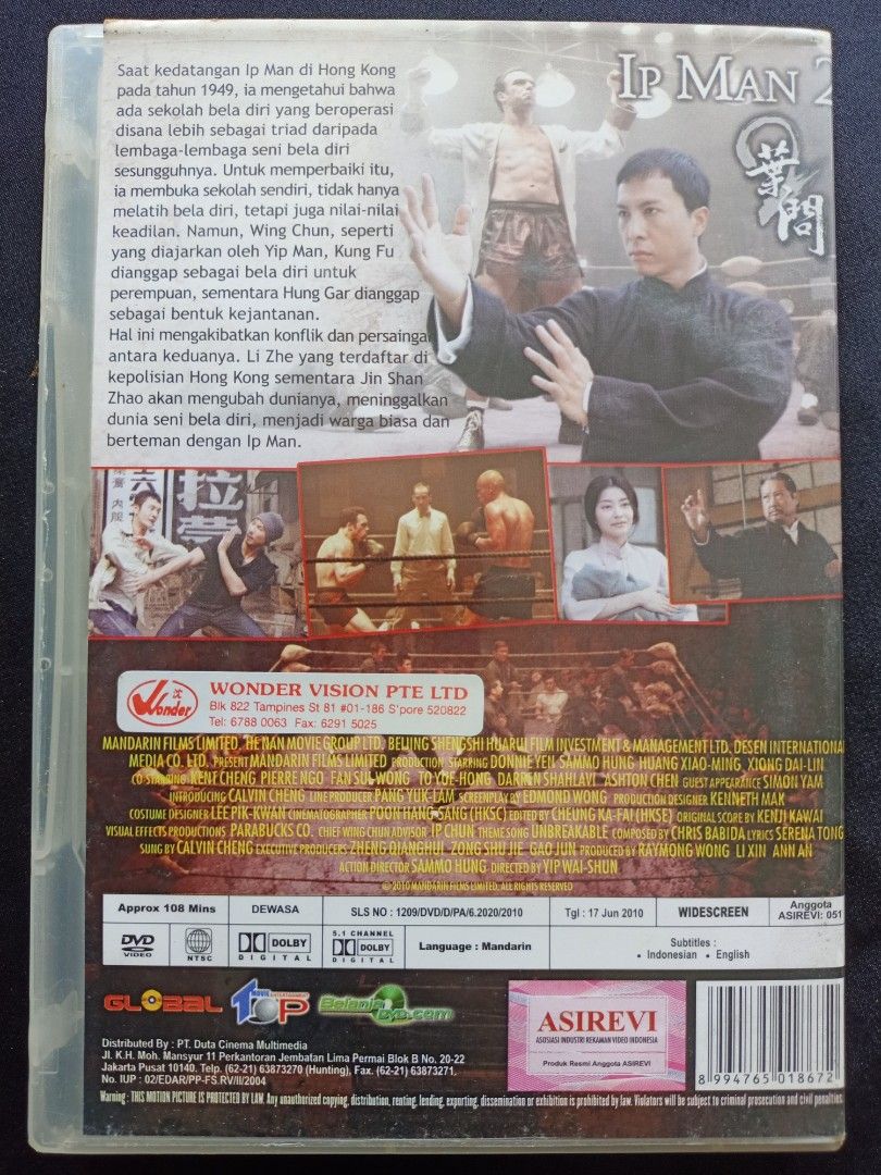 DVD Ip Man 2, Hobbies & Toys, Music & Media, CDs & DVDs on Carousell
