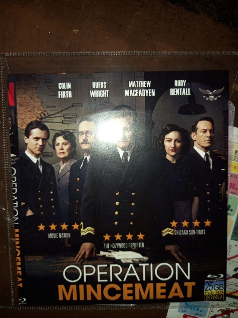 DVD Blu-ray Operation Mincemeat, Hobbies & Toys, Music & Media, CDs ...