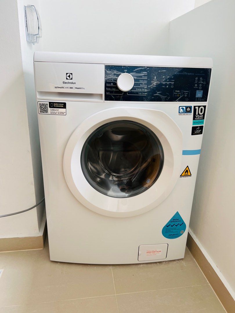 Electrolux Washer Dryer Ultimatecare 300 8kg, TV & Home Appliances, Washing Machines and Dryers ...
