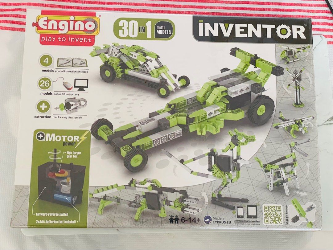 Encino Play to Invent 30 in 1 Inventor For Age 6-14, Hobbies & Toys ...