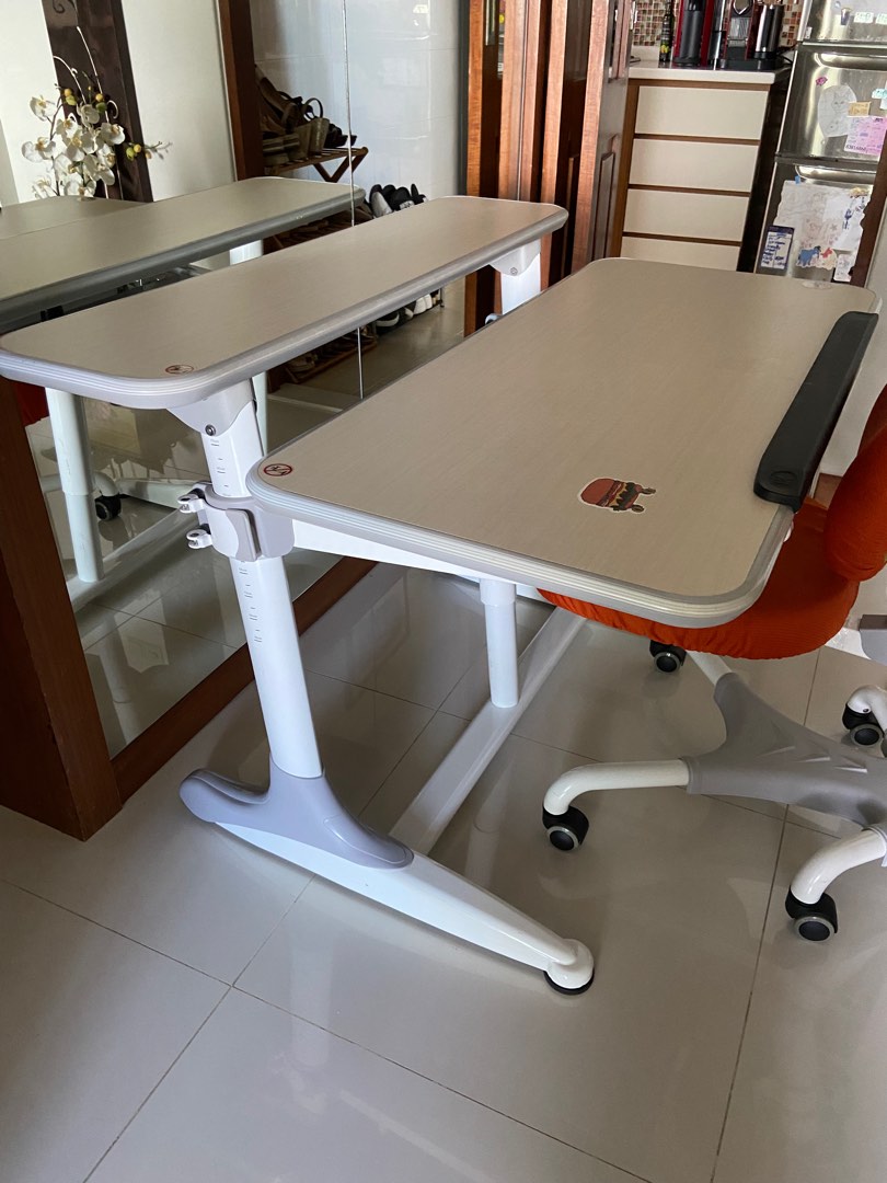 Ergonomic adjustable Study Table and chair for children up to 12 years ...