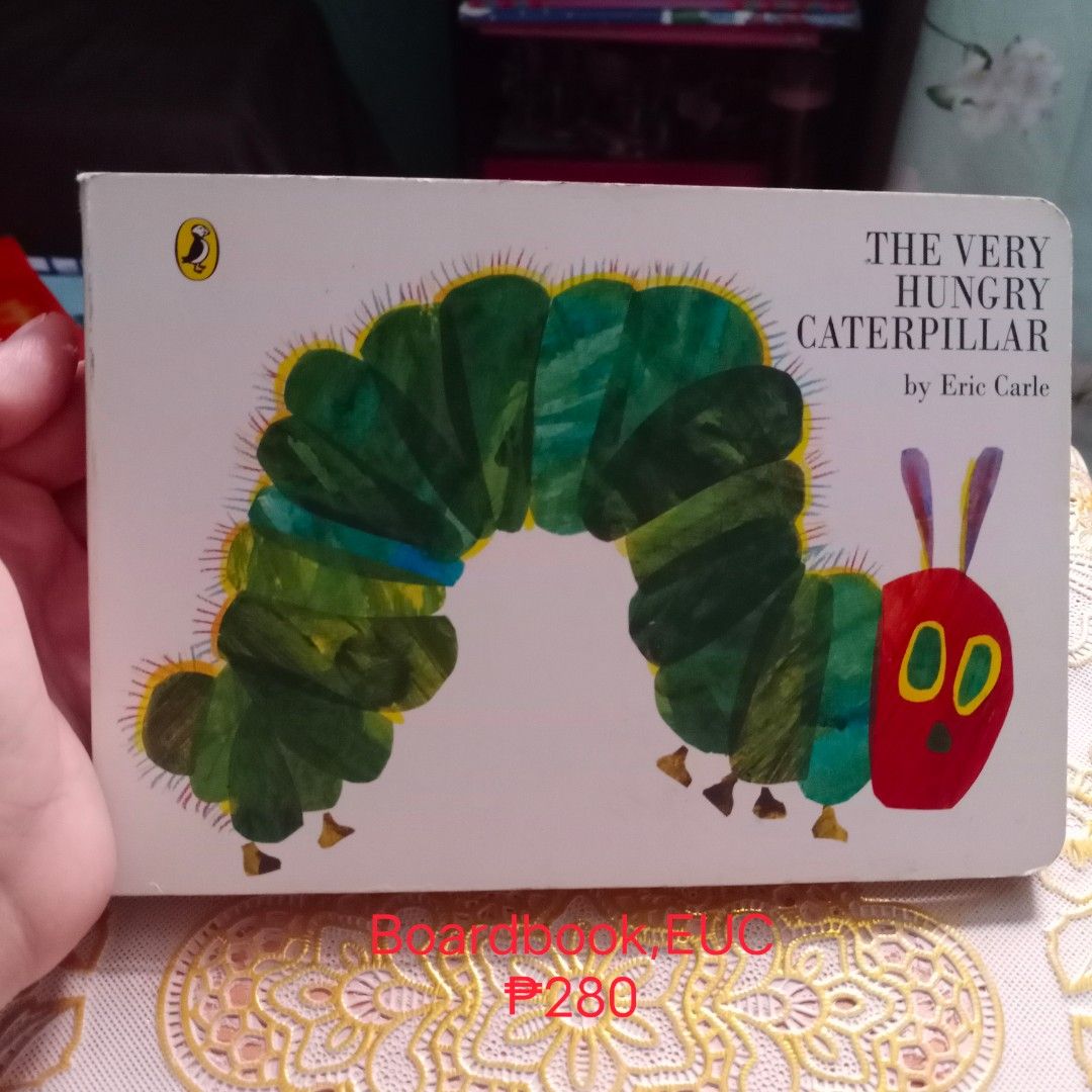Eric Carle The Very Hungry Caterpillar boardbook, Hobbies & Toys, Books ...