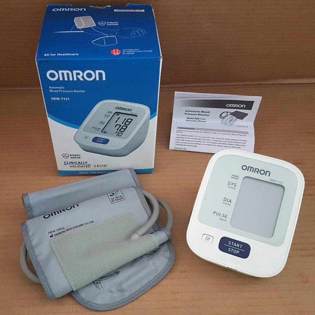 Exclusive Omron Automatic Blood Pressure Monitor, Model HEM-7121 ...