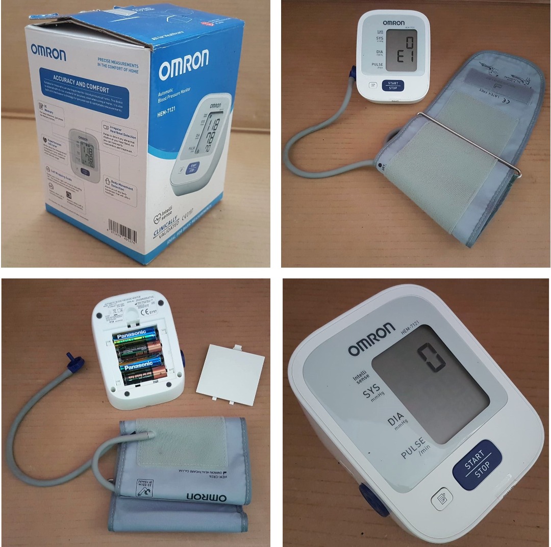 Exclusive Omron Automatic Blood Pressure Monitor, Model HEM-7121 ...