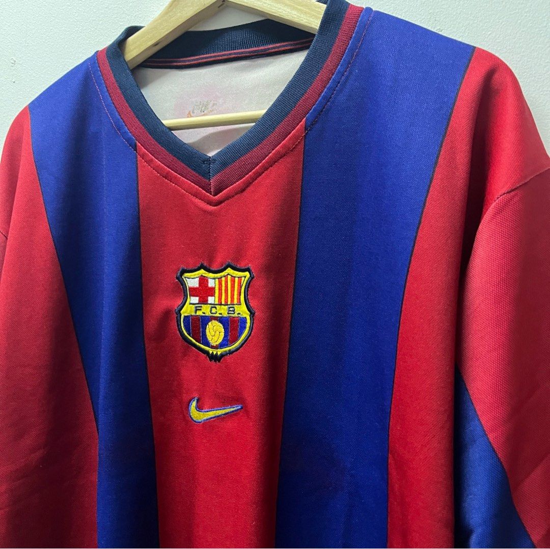 FC Barcelona 1998-99 Home soccer/football jersey/kit rare/retro/vintage ...