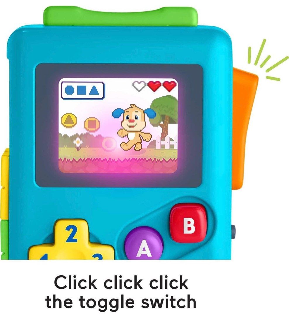 Fisher-price Lil Little Gamer Gameboy Controller toy with light and ...