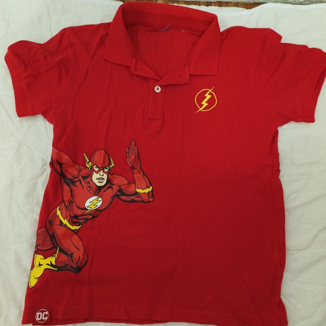Flash Polo Shirt, Babies & Kids, Babies & Kids Fashion on Carousell
