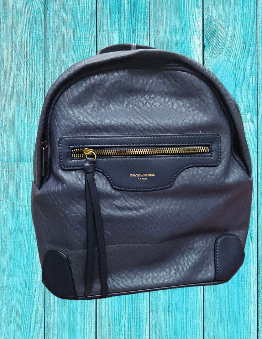 FUBU David Jones Leather Backpack, Women's Fashion, Bags & Wallets ...