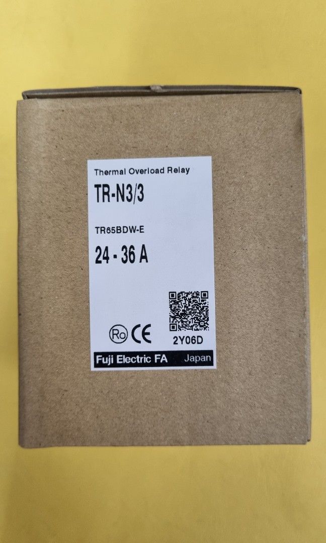 Fuji Thermal Overload Relay, TR-N3/3, 24-36A, TV & Home Appliances, Electrical, Adaptors ...