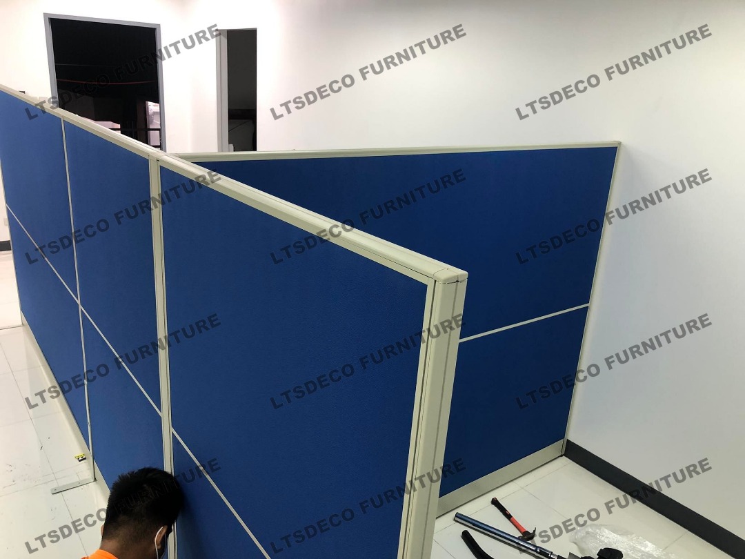 FULL FABRIC CUBICLE PARTITION | OFFICE FURNITURE | OFFICE PARTITION ...