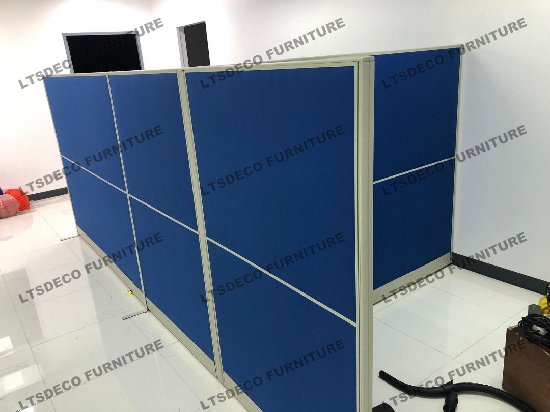 FULL FABRIC WALL PANEL OFFICE PARTITION, Furniture & Home Living ...