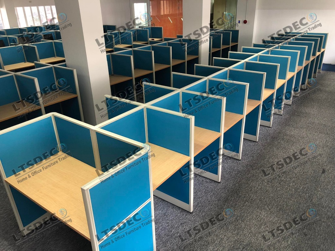 FULL FABRIC WORK STATION CUBICLE PARTITION | OFFICE FURNITURE | OFFICE ...