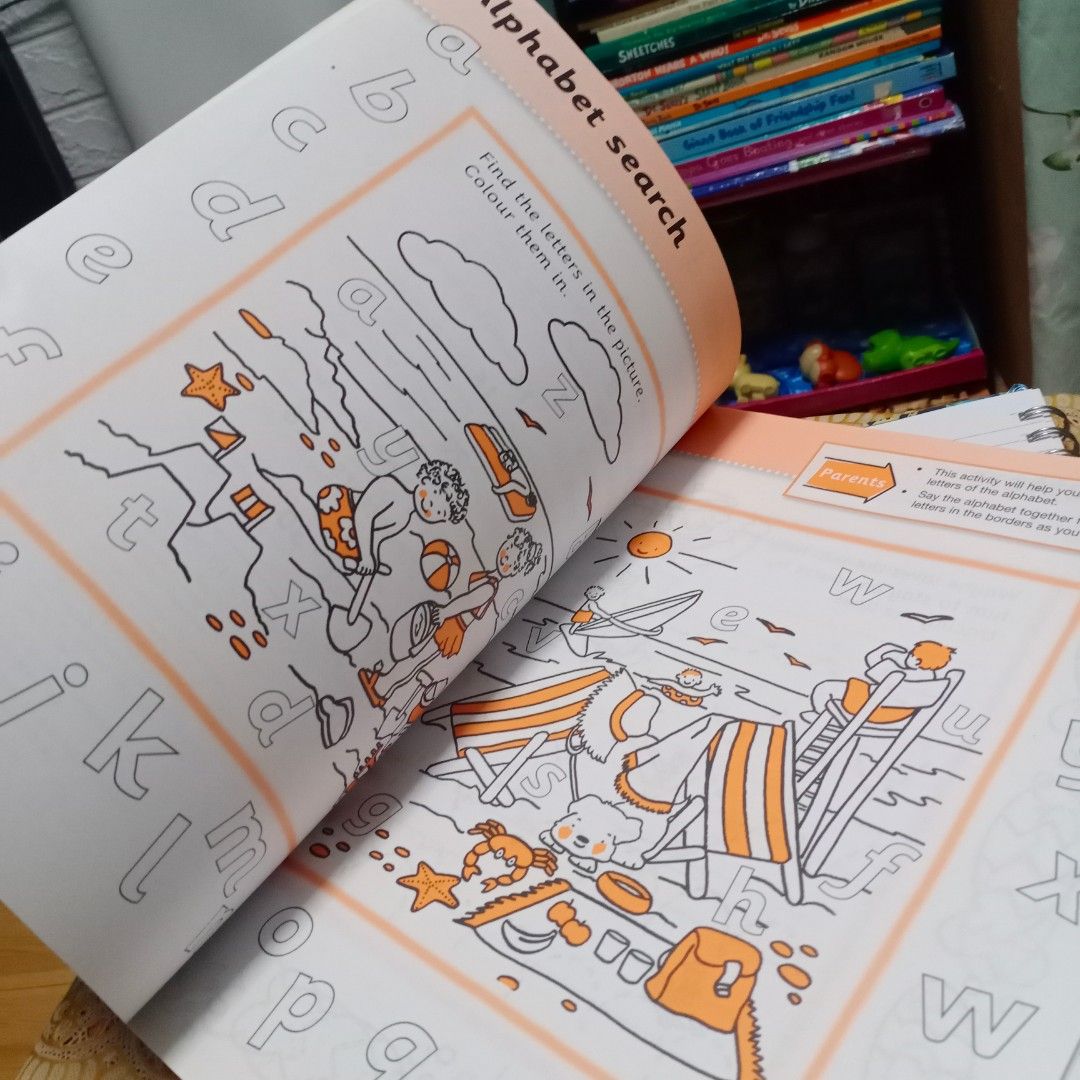 Fun Learning Alphabet Activity Book, Hobbies & Toys, Books & Magazines ...