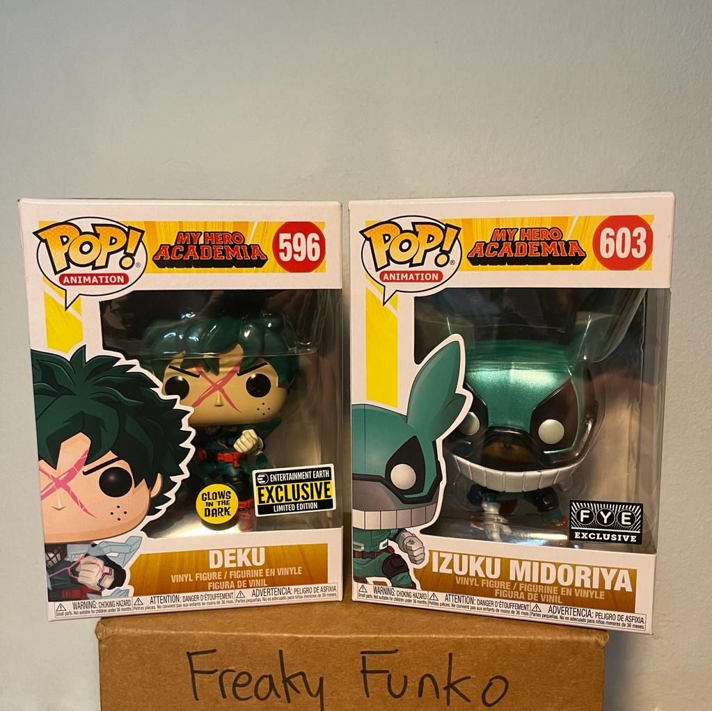 Funko Pop! Anime My Hero Academia: Deku & Izuku Midoriya set, Hobbies ...