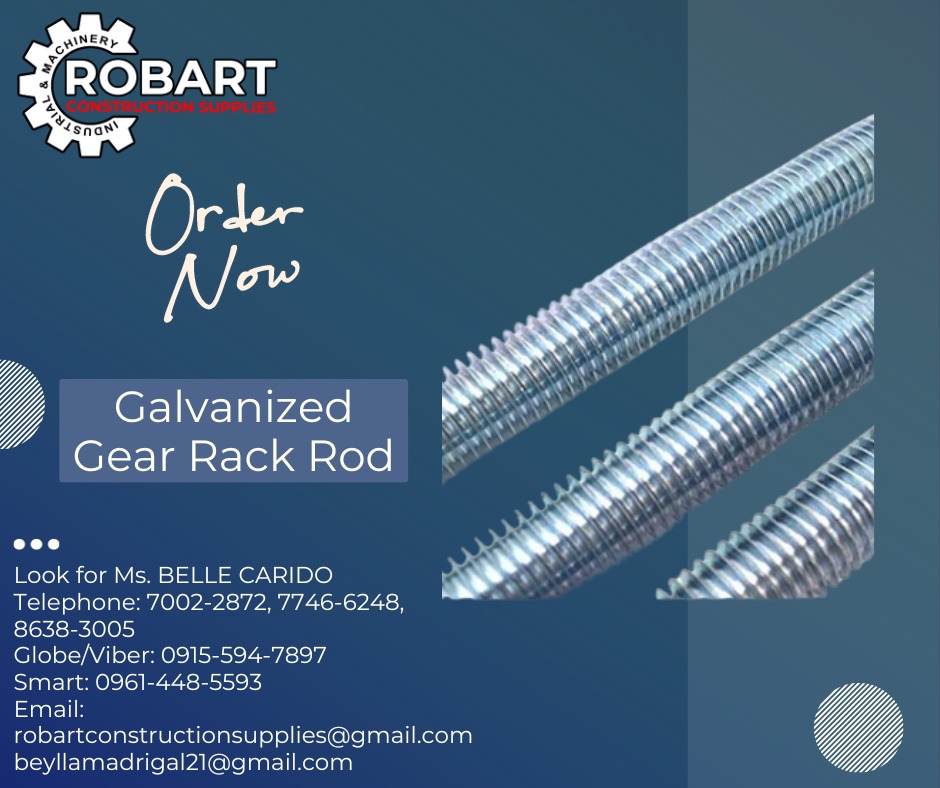Galvanized Gear Rack Rod, Commercial & Industrial, Construction Tools ...