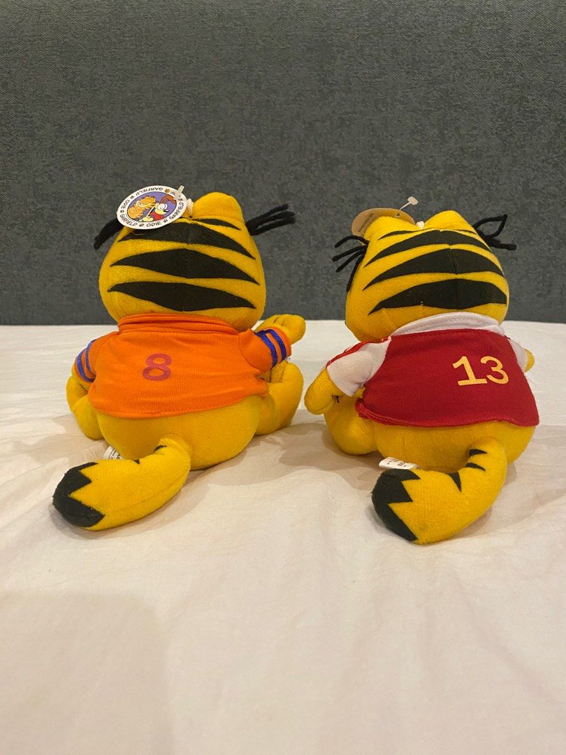 Garfield football team france, brazil plush toy, Hobbies & Toys, Toys ...