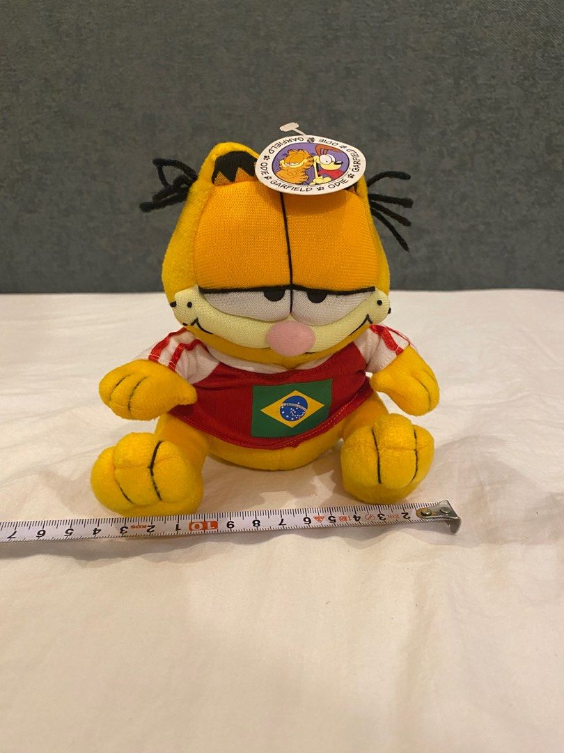Garfield football team france, brazil plush toy, Hobbies & Toys, Toys ...