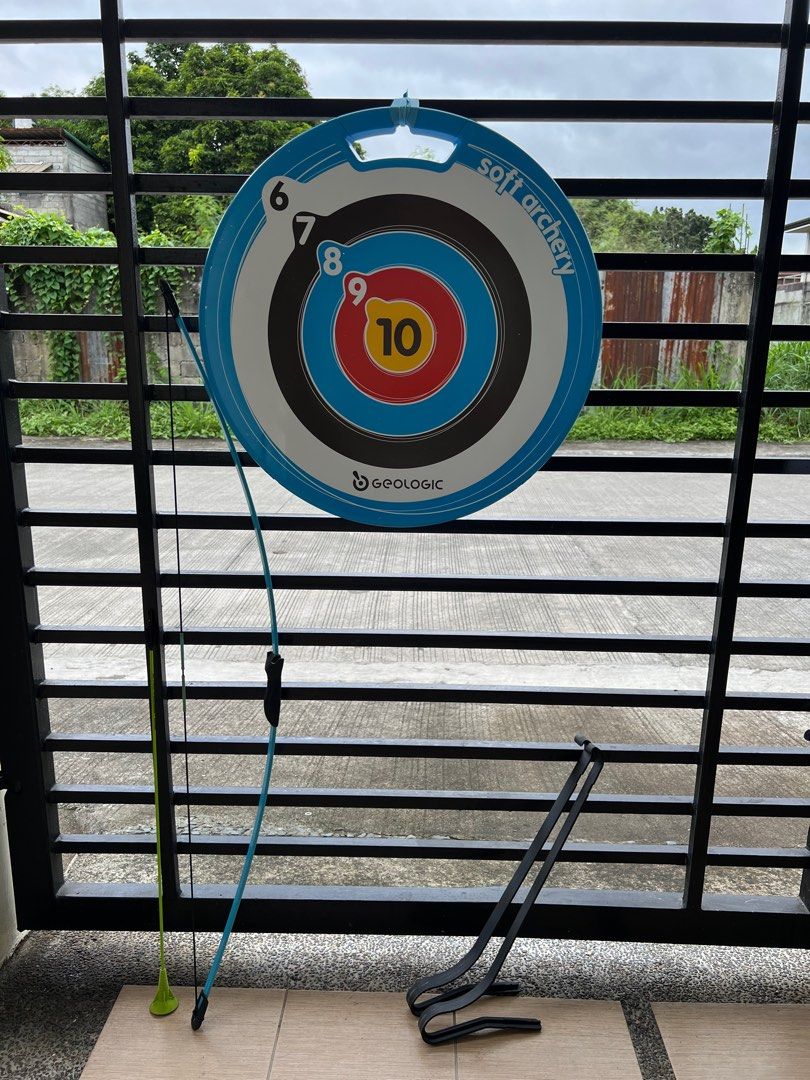 Geologic Soft Archery Set (Target, Bow, Arrow), Babies & Kids, Infant ...