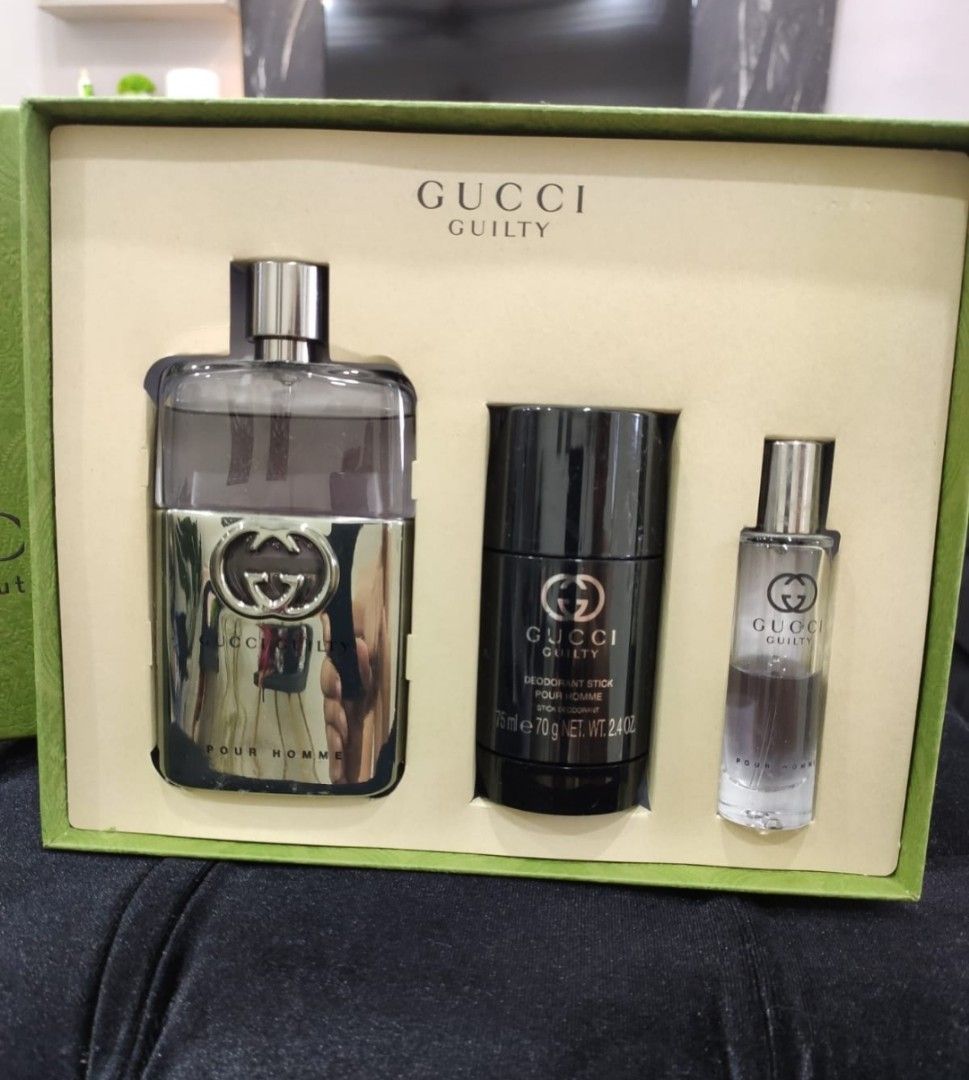 Gucci Guilty Perfume Set Beauty And Personal Care Fragrance And Deodorants On Carousell
