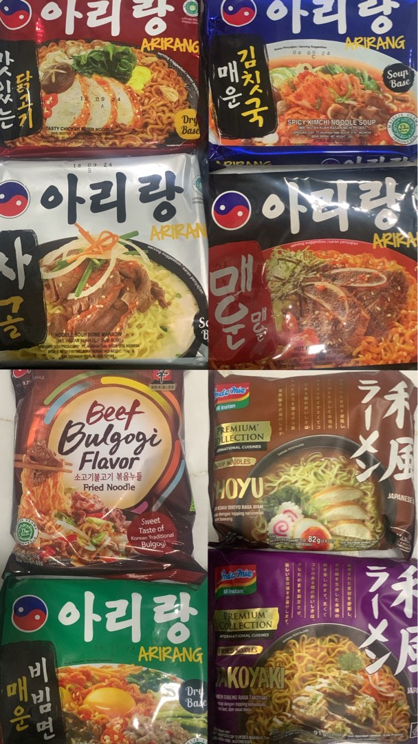 HALAL Assorted Instant Noodles, Food & Drinks, Packaged & Instant Food ...