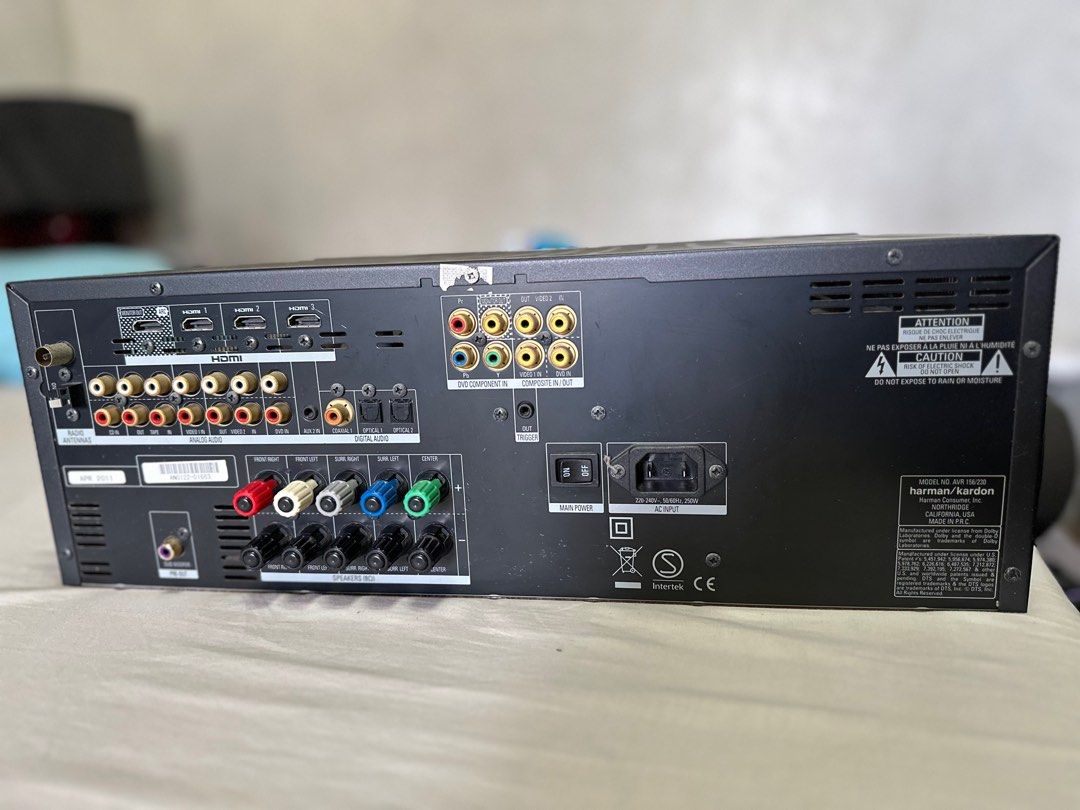 Harman Kardon AVR 156/230 + JBL cinema 500 5.1 home theater surround ...