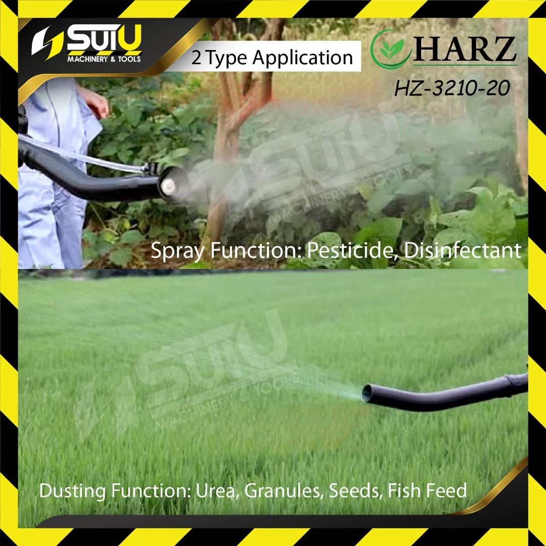 HARZ HZ3210 / HZ-3210 / HZ-3210-20 41.5CC 20L Mist Duster Blower / Knapsack Mist Duster 2.13kW ...