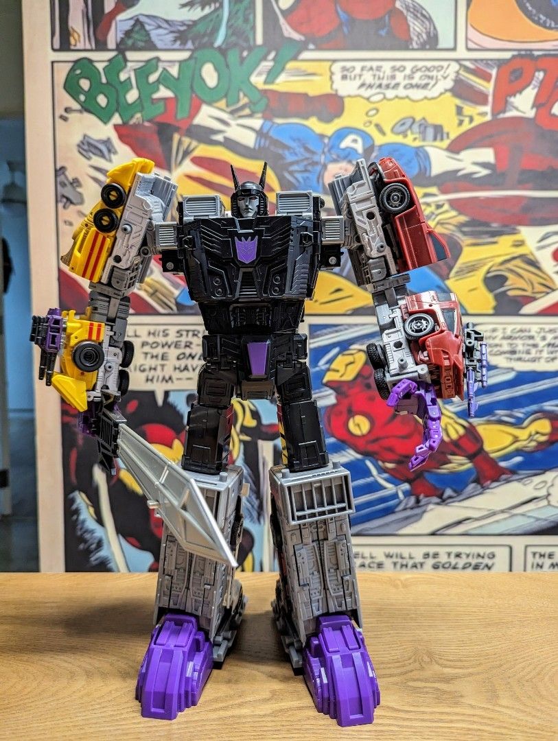 Hasbro Transformers Legacy Menasor Complete Set with DNA Upgrade Kit ...