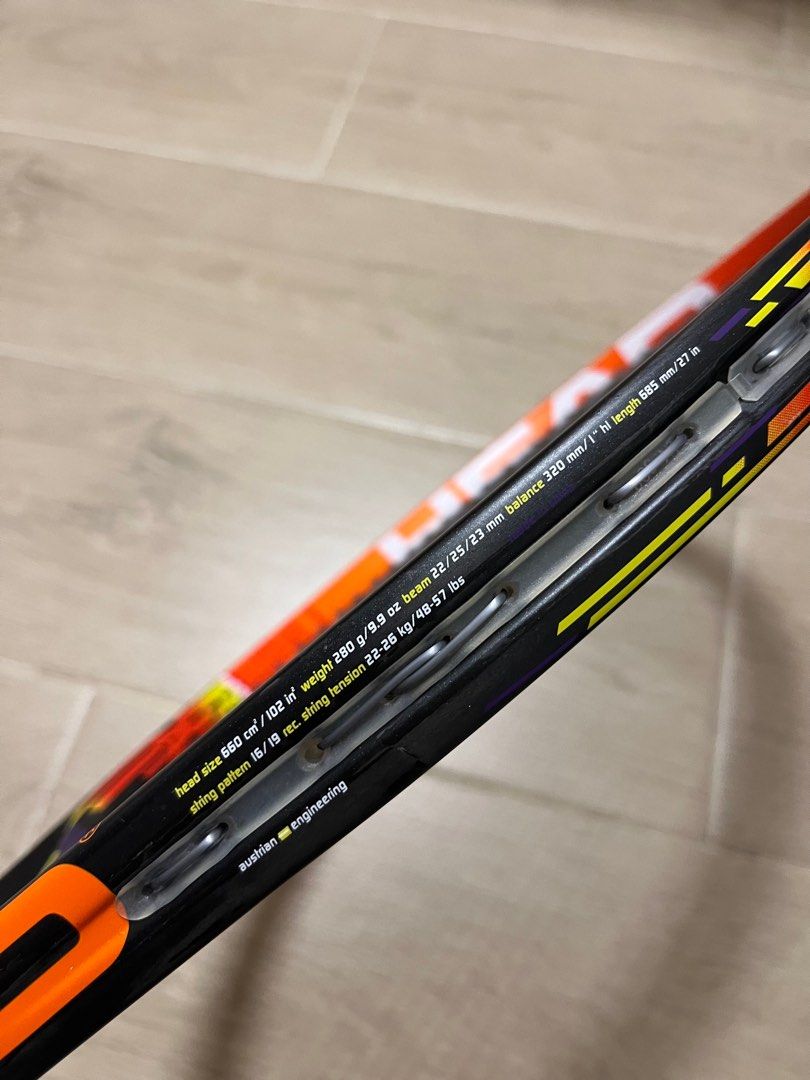 Head Graphene Radical S tennis racket 網球拍, 運動產品, 運動與體育, 運動與體育 - 球拍和球類運動 ...