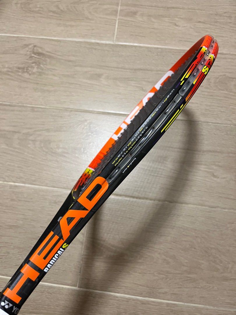 Head Graphene Radical S tennis racket 網球拍, 運動產品, 運動與體育, 運動與體育 - 球拍和球類運動 ...