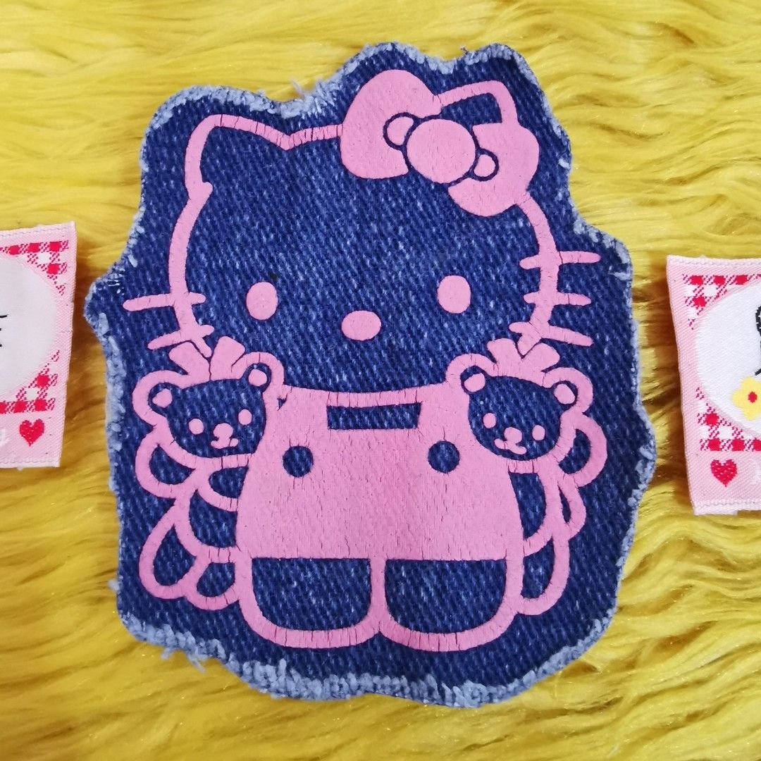 Hello Kitty patches for clothes/bags, Hobbies & Toys, Stationary ...