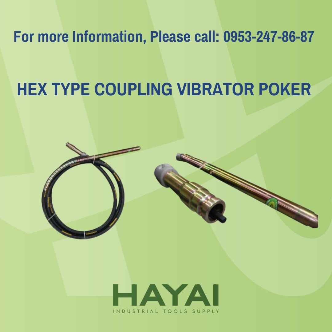 HEX TYPE COUPLING VIBRATOR POKER, Commercial & Industrial, Construction ...