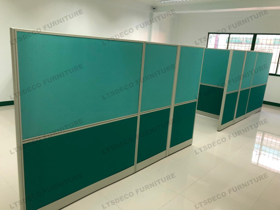 HIGH PANEL FULL FABRIC OFFICE PARTITION, Furniture & Home Living ...