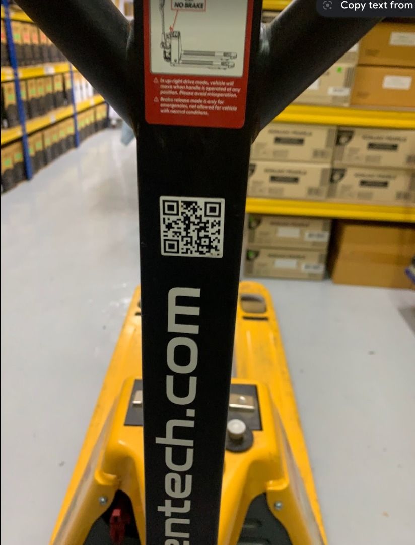 High-Capacity Powered Pallet Jack, Everything Else on Carousell