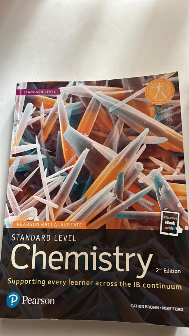 IB SL chemistry textbook 2nd edition- Pearson Baccalaureate, Hobbies ...