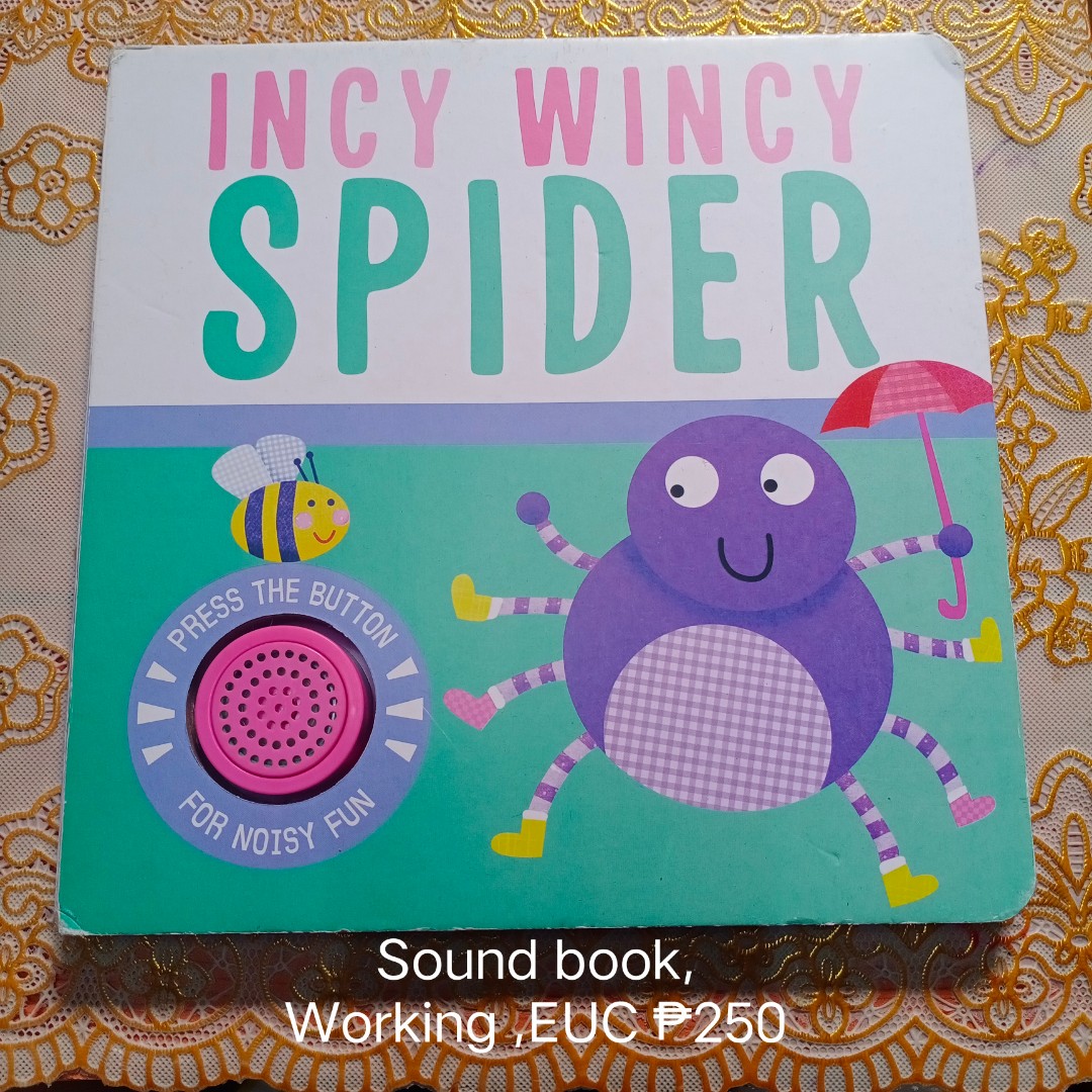 Incy Wincy Spider Sound Book, Hobbies & Toys, Books & Magazines ...