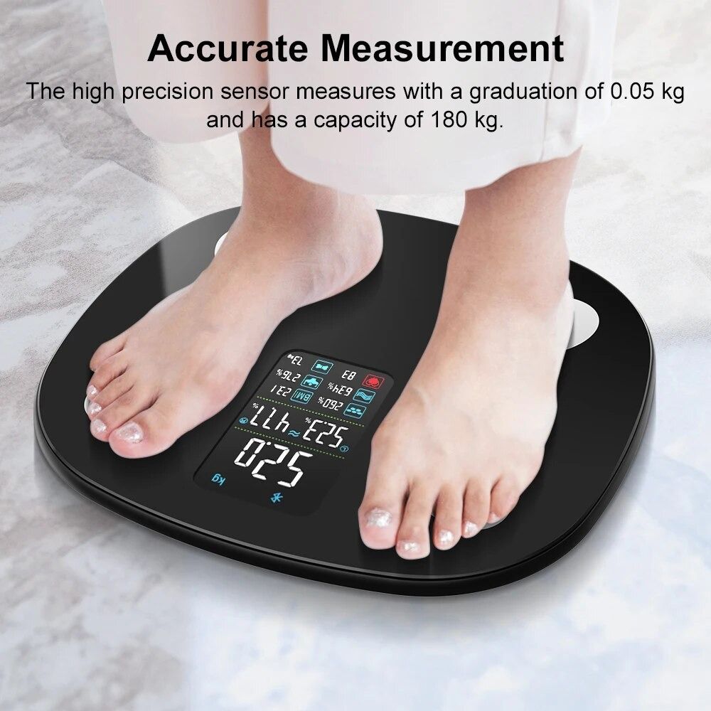 INSMART Body Weight Scale Balance Smart Digital Bathroom Scale for ...