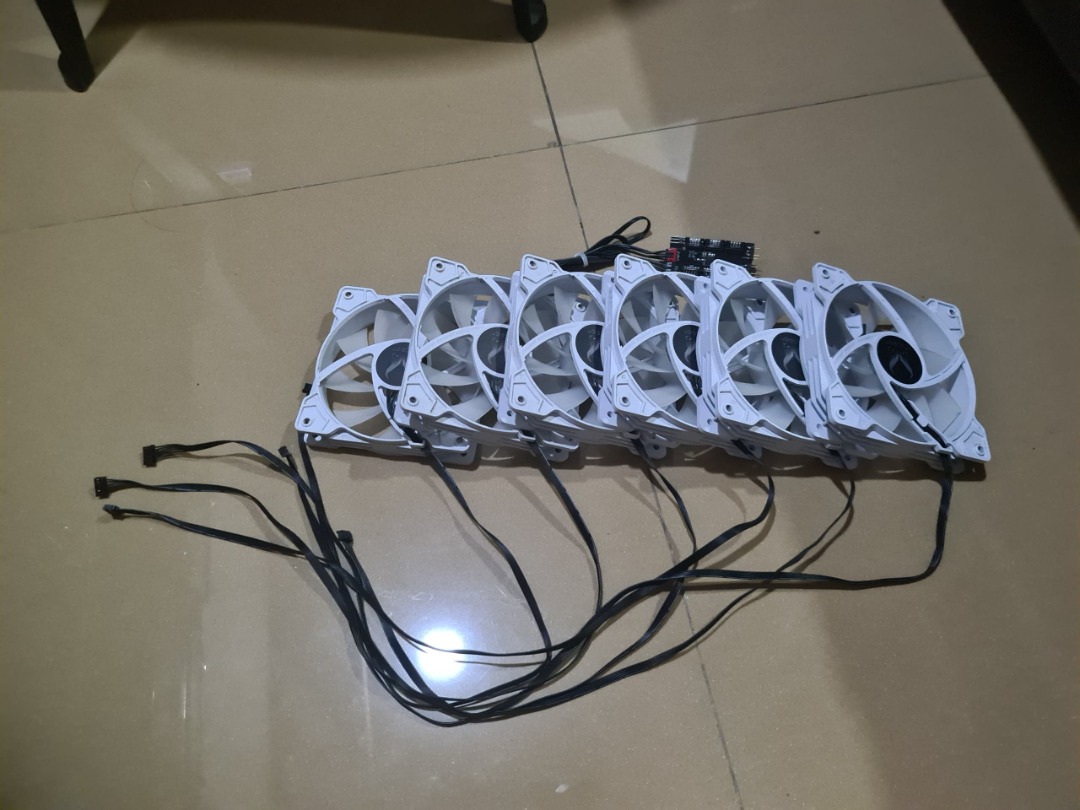 INVASION ARGB WHITE FAN x6, Computers & Tech, Parts & Accessories ...